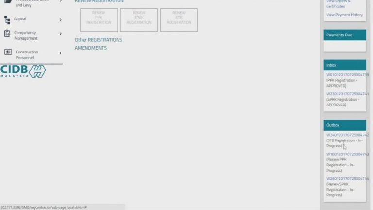 CIDB License Renewal Process - CAD Training Centre - Knowledge Tree