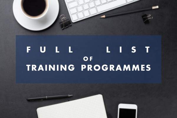LIST OF PROGRAMMES | CAD Training Centre